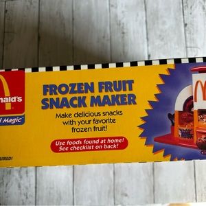 Mattel | Toys | New In Box Vintage Mcdonalds Frozen Fruit Snack Maker ...